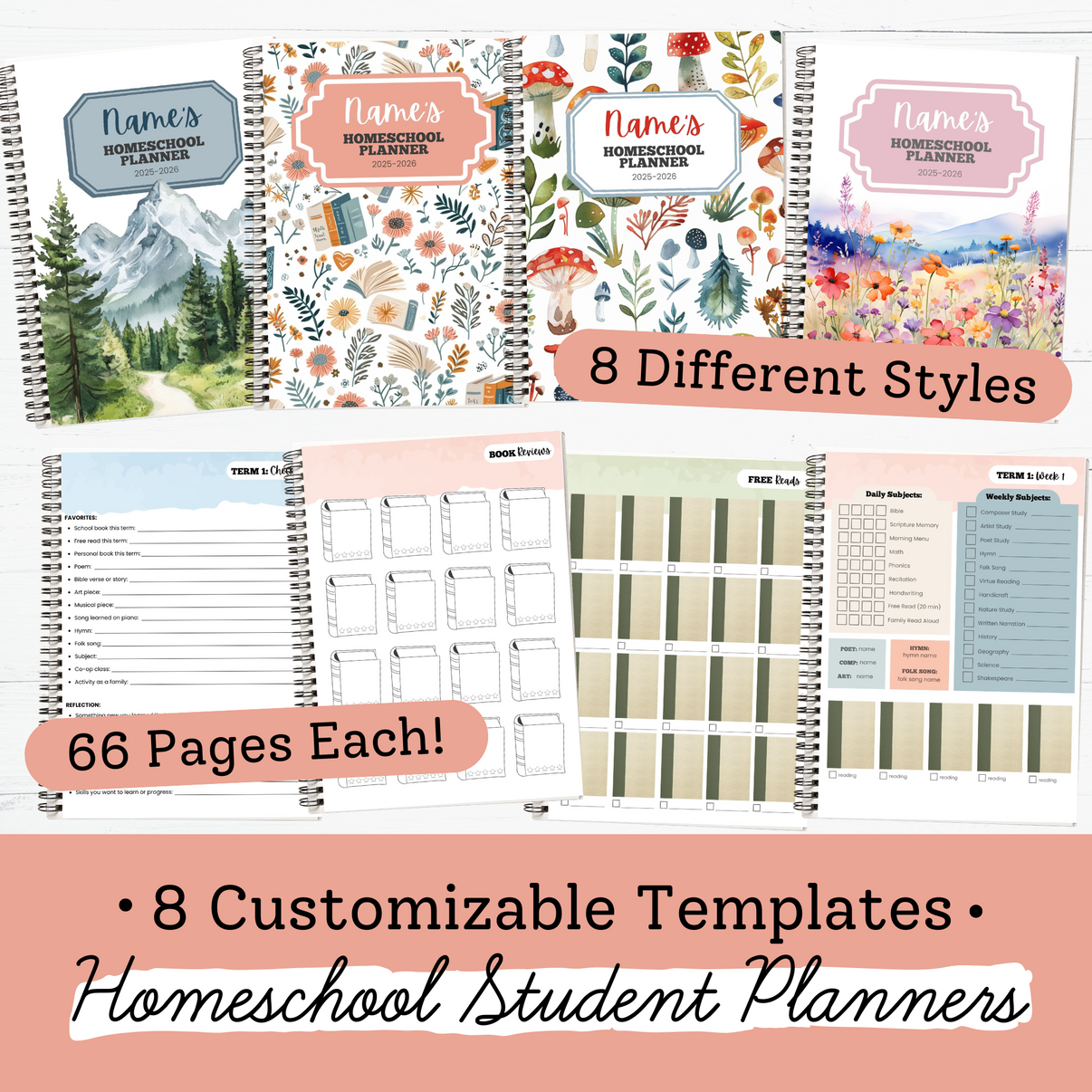 Student Homeschool Planners 2025-2026 – Homeschool Glue
