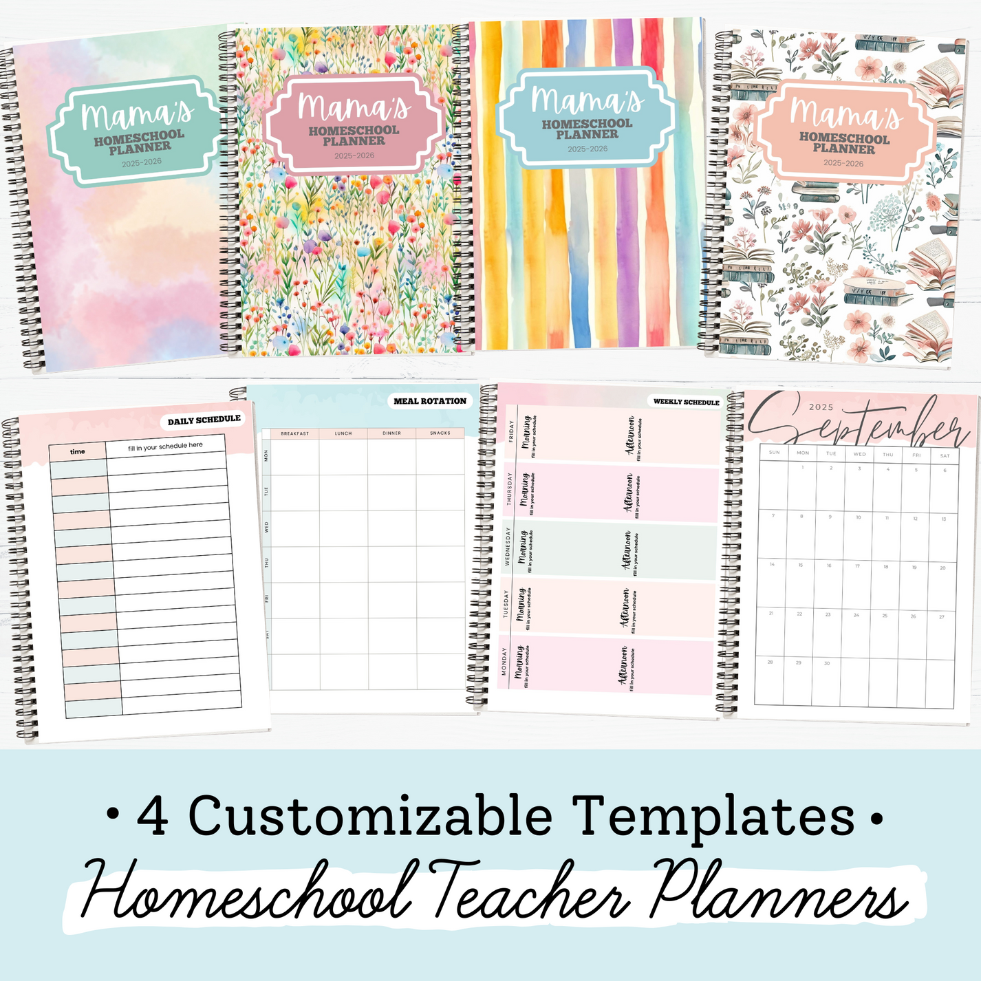 Teacher Homeschool Planners 2025-2026 – Homeschool Glue